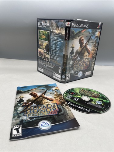 Medal Of Honor Rising Sun - PS2 Playstation 2 - Complete Clean Disc ...