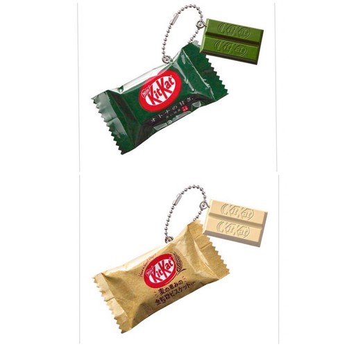 Nestle Kit Kat Mini Charm Mascot Capsule Toy Complete Set of 2 Gashapon ...