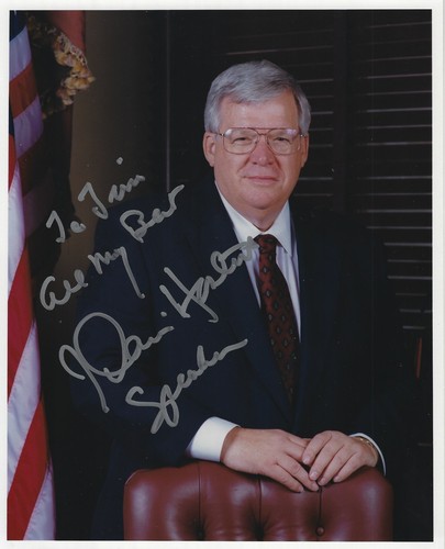 Dennis Hastert Autographed Signed 8x10 Photo - Speaker Of The House - w ...