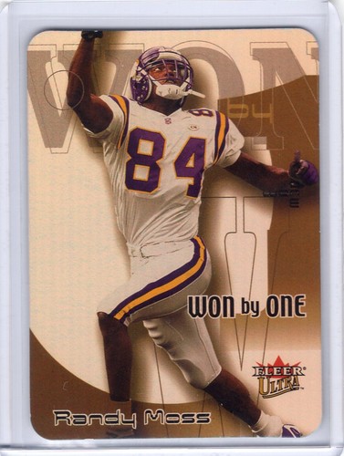 RANDY MOSS 2000 Fleer Ultra WON BY ONE #2 - VIKINGS | eBay