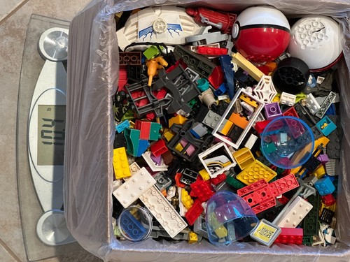 10 Lbs. of Unsorted Bulk non-LEGO Bricks, Pieces, and Parts! | eBay