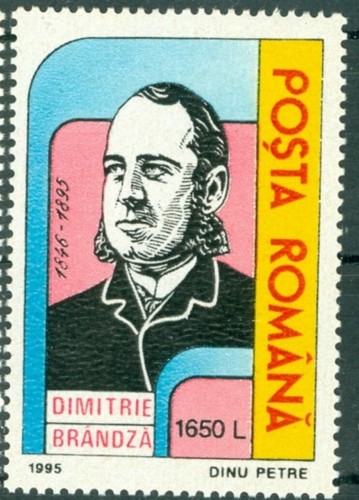 1995 Prof.Dimitrie Brandza,botanist,Founder Bucharest botanical garden ...