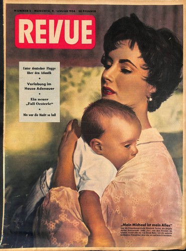 Revue Magazine 9 Januar 1954 - Elizabeth Taylor, Mamie Van Doren | eBay