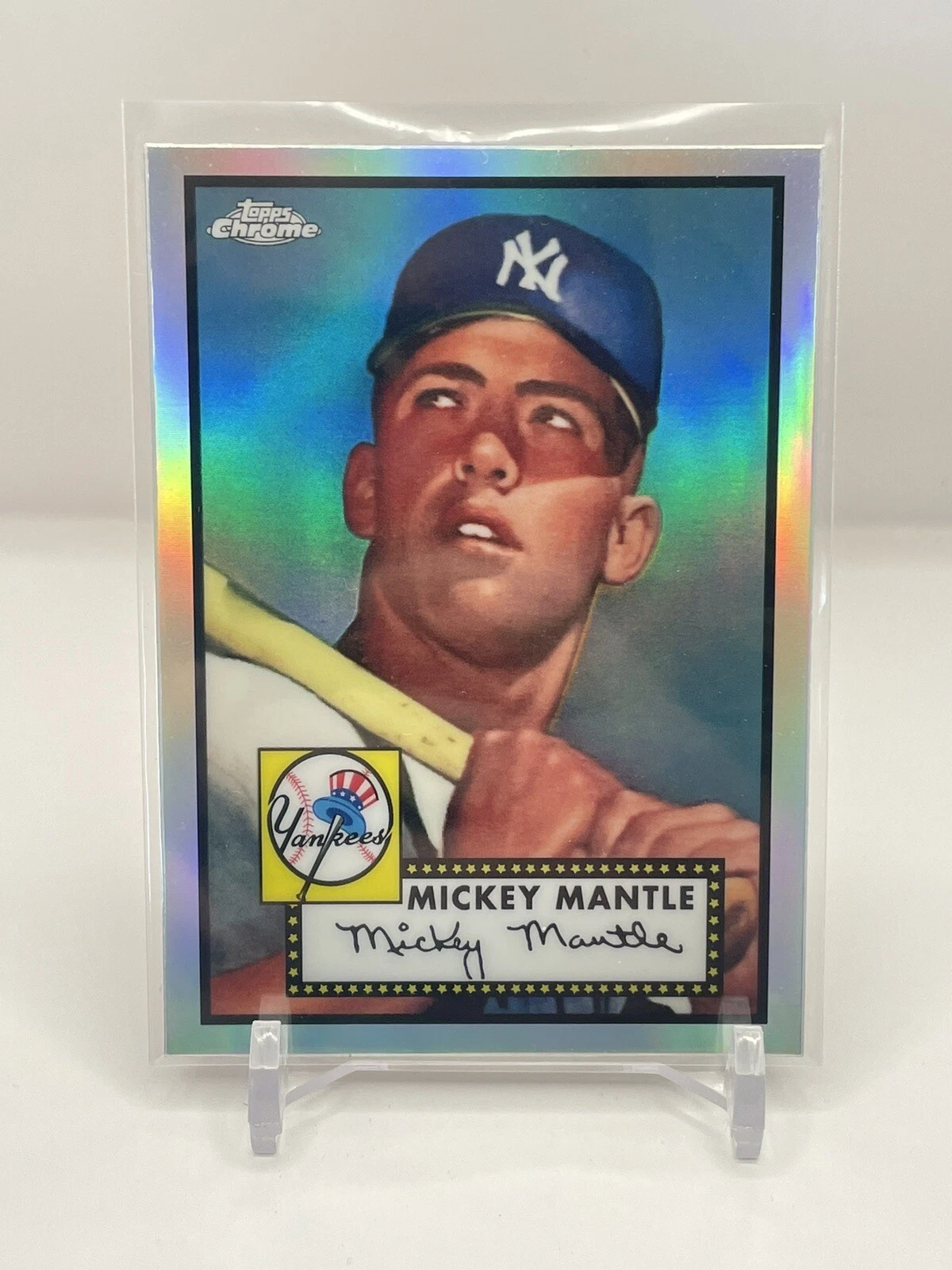 Mickey Mantle 2021 Topps Chrome Platinum Anniversary #SP-1 1952 ...