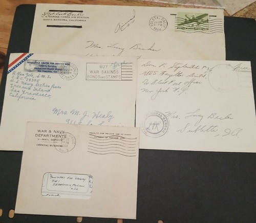 U.S.-4 Military Covers 1943-1944[CVR24 | eBay