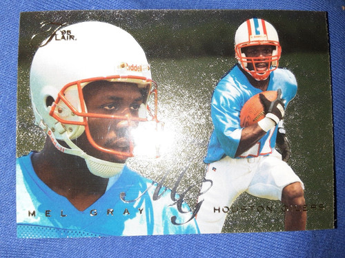 1995 Flair Mel Gray NFL #81 Houston Oilers | eBay