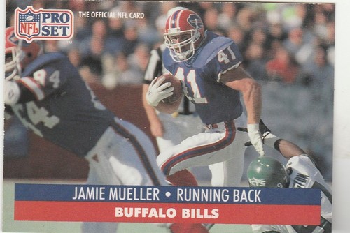 FREE SHIPPING-MINT-1991 Pro Set #446 Jamie Mueller BILLS-2 | eBay