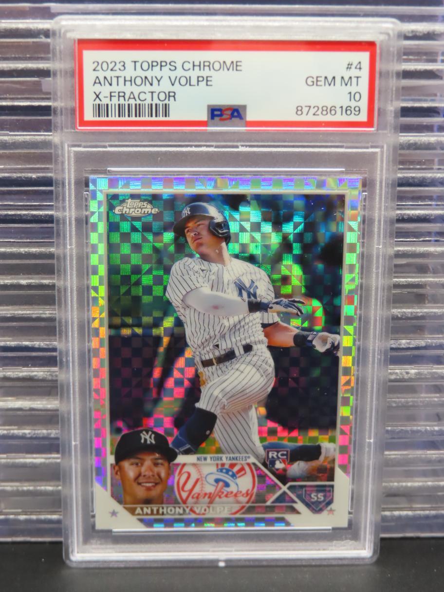 Anthony Volpe 2023 Topps Chrome #4 X-Fractor Price Guide - Sports Card ...