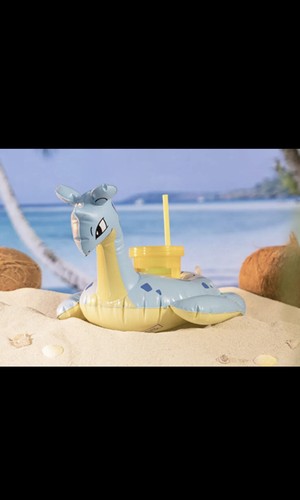 *SET OF TWO* Pokemon Center Summer Days Inflatable Lapras Can/Beverage ...