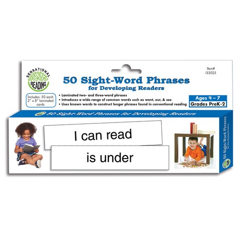 Sensational Reading 50 Sight-Word Phrases for Developing Readers | eBay