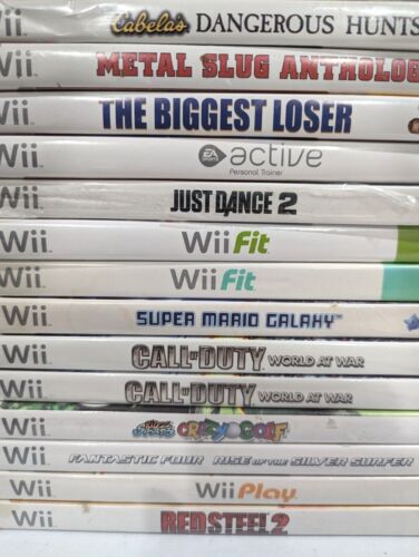 Nintendo Wii Cheap Value Affordable Games A-Z No Manual Tested ...