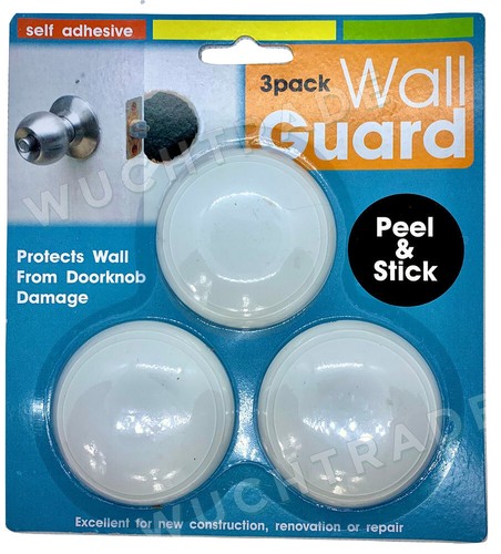 Door Stopper Wall Protector - 7 PC Set - Self-Adhesive Door Knob Wall ...