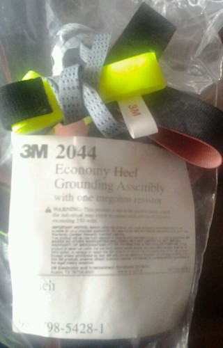 3m 2044 economy heel grounding assembly with one megaohm resistor wrist ...