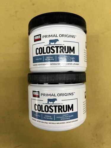 2 New Force Factor Pimal Origins Colostrum - 30 Servings Each Can Exp ...