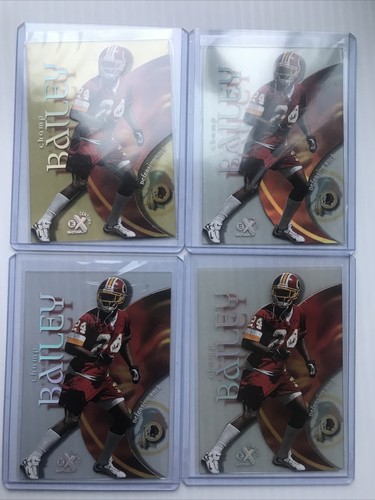 4 1999 SKYBOX EX CHAMP BAILEY ROOKIE CARD HALL OF FAME | eBay