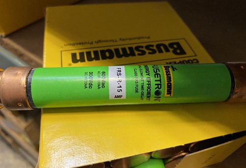 Lot Of 10, NEW. FRS-R-15, Bussmann 15A Fuses. Class RK5. New In Box ...