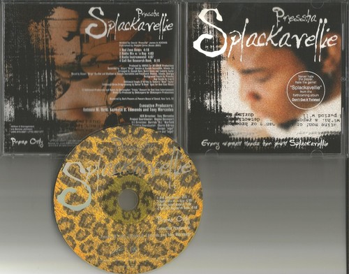PRESSHA Splackavellie 4TRX w/ REMIX & RADIO MIX & INSTRUMENTAL PROMO CD ...