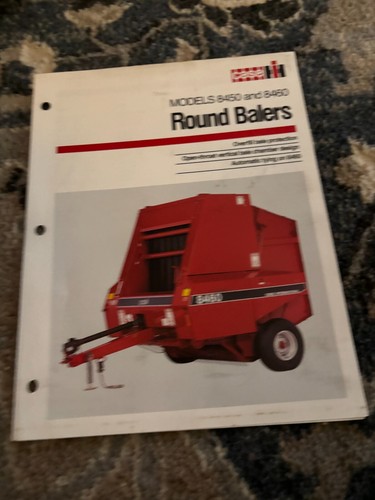 Case International 8450 8460 Round Baler Brochure FCCA24 | eBay