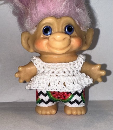 Handmade Troll Doll Clothes - for 2 1/2"- 2 3/4" Vintage Dam Troll-OOAK ...