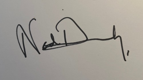 Hand signed white card of NED DENNEHY, PEAKY BLINDERS ,TV, autograph | eBay