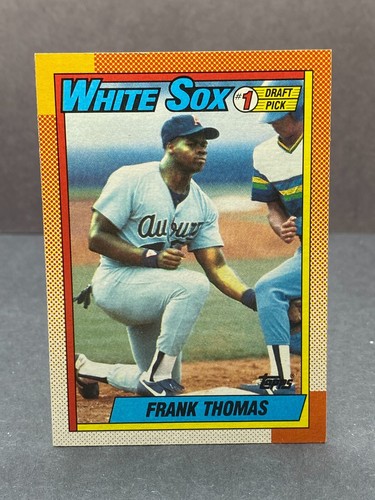 1990 Topps FRANK THOMAS Rookie Card RC No. 414 NM-MT+ Chicago White Sox ...