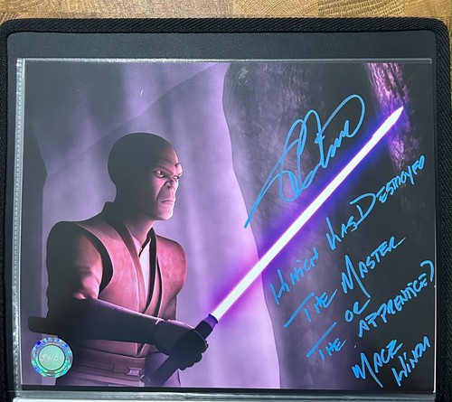 Star Wars TC Carson 8x10 SWAU signed autograph (Mace Windu) 1/1 | eBay