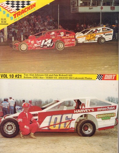 Dirt Trackin' Magazine Alan Johnson & Pete Bicknell Vol.10 No.21 1989 ...