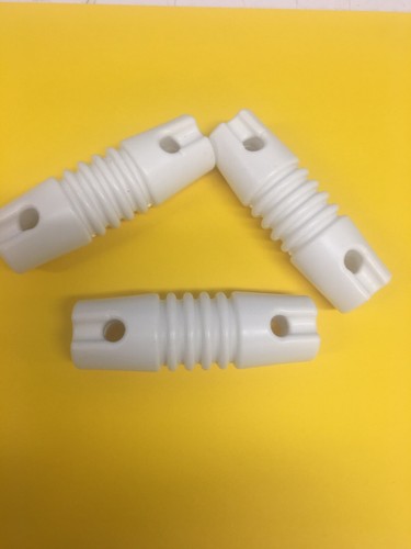 3 Pak White Nylon Dog Bone Antenna Insulators For Ham Radio/ Shortwave ...