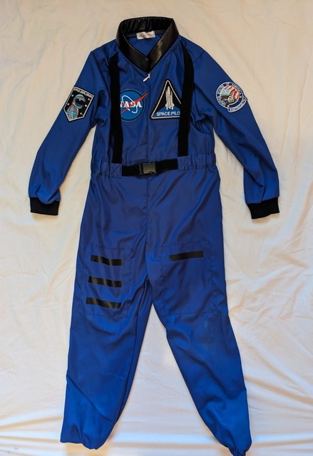 Blue Space Suit