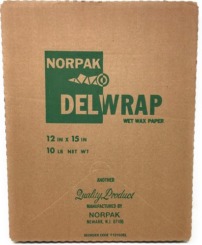Norpak F1215DEL, 12x15-Inch Wet Wax Paper Sheets (1 pack/ 1000 sheets ...