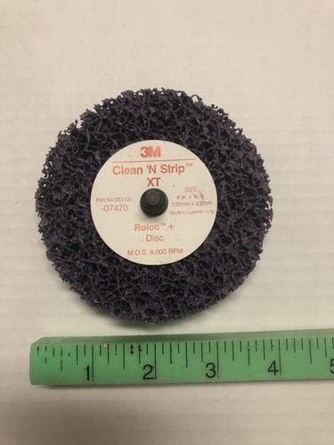 3M 07470 SCOTCH BRITE ROLOC CLEAN AND STRIP DISC XT EXTRA COARSE 7470 ...