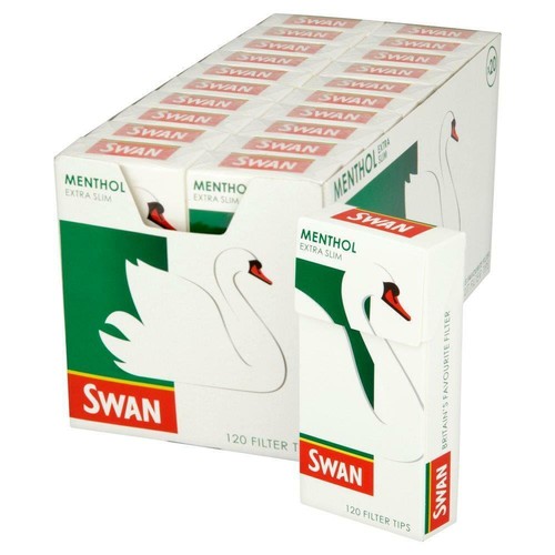 SWAN MENTHOL EXTRA SLIM PRE CUT CIGARETTE ROLLING FILTER TIPS MULTIPLE ...