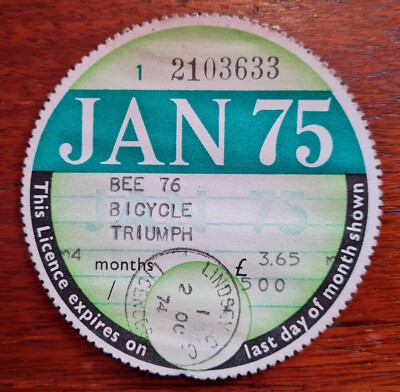 Original Tax Disc for sale | eBay