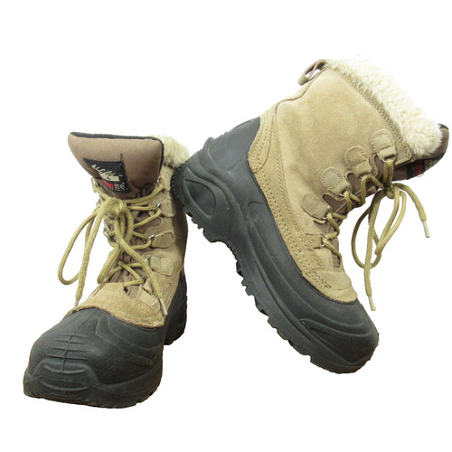 Itasca Women Snow Boots Buff 657080 Sz. 7 Suede Faux Fur Trimmed Lined ...