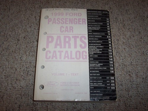 Lincoln Town Car Parts Catalog