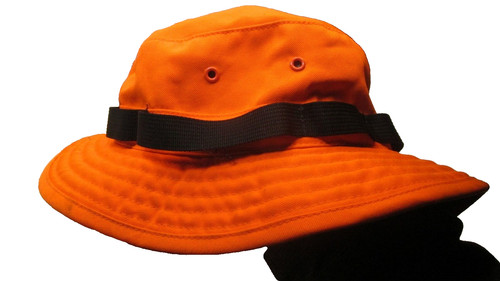 Cabela’s Blaze Orange Camo Hunting Bucket Fedora Hat Sz Large | eBay