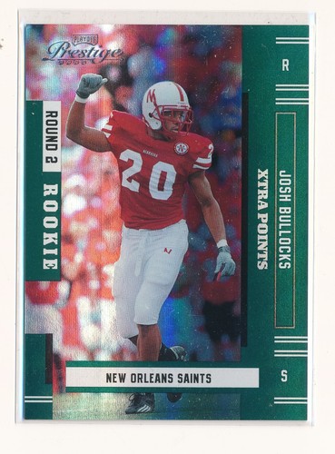 JOSH BULLOCKS 2005 PLAYOFF PRESTIGE XTRA POINTS GREEN RC #/50 NEW ...