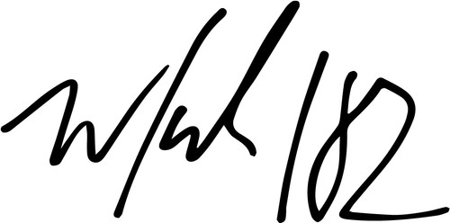 Mark Hoppus Autograph Signature VINYL DECAL STICKER Blink 182 pop punk ...