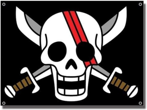 *NEW* One Piece: Red Haired Pirates Shank's Flag by Great Eastern ...