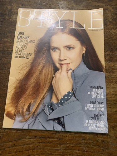 Sunday Times Style Magazine Amy Adams 15/11/2020 | eBay