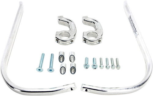 Moose Racing Contour Handguards 1 1/8" Silver 0635-1494 | eBay