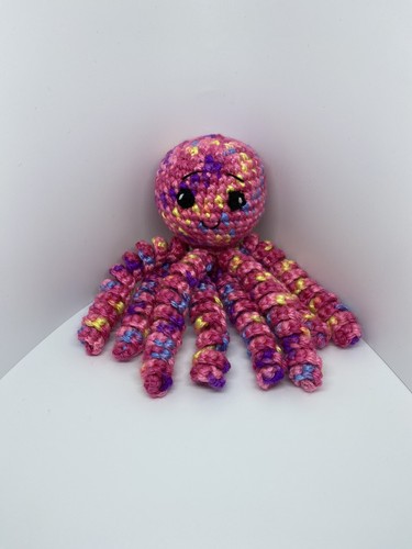 7” Crochet Preemie Baby Octopus Sensory Calming Fidget Autism Alzheimer ...