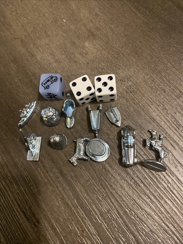 Monopoly The Mega Edition 2013 Game Replacement 11 Tokens 3 Dice | eBay