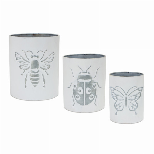 Insect Pot (Set of 3) 4.5"D x 5.75"H, 5.5"H x 6.75"H, 6.5"D x 7.75"H ...