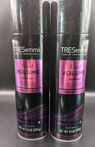 TRESemme Total Volume Hairspray Lock in Moisture 4 Hold 11 oz Lock Out ...