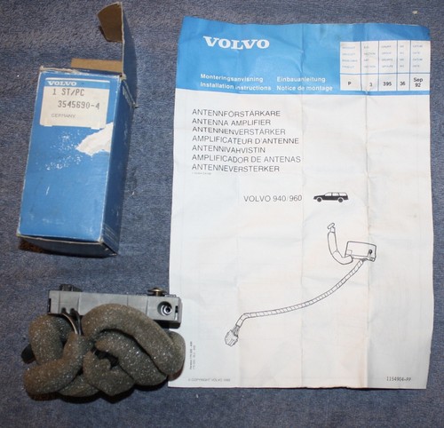 Volvo 940 960 850 V70 original Antennen-Verstärker window antenna ...