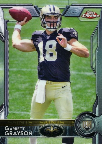 TOPPS-CHROME Garrett Grayson RC SAINTS CSU-RAMS | eBay