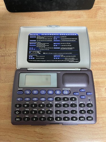 HANDHELD ELECTRONIC ORGANIZER MODEL DB1610 CLOCK,CALCULATOR,PHONE #'S,MEMOS | eBay
