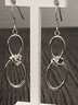 Sterling Silver Triple Infinity Loop Drop Dangle Hook Earrings | eBay