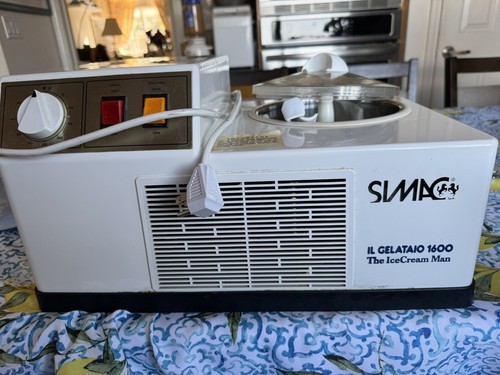 Simac IL Gelataio 1600 Ice Cream Maker w/Lid - Tested/Working | eBay